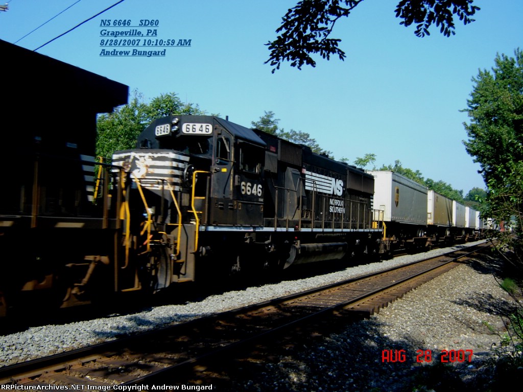 NS 6646 SD60 Aug 28, 2007